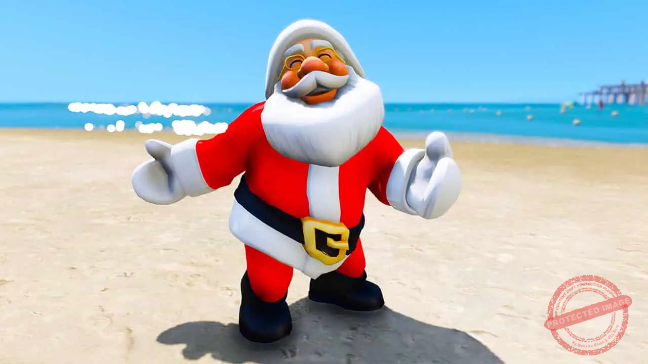 GTA 5 Mods Cartoon Santa Clause V3 - GTA 5 Mods Website
