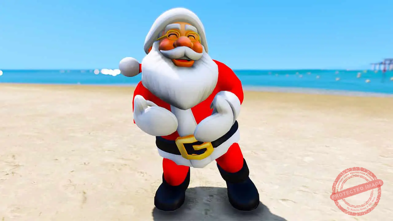GTA 5 Mods Cartoon Santa Clause V3 - GTA 5 Mods Website
