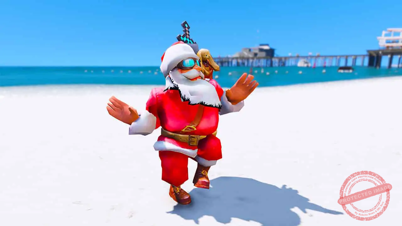 GTA 5 Mods Cartoon Santa Clause V4 - GTA 5 Mods Website