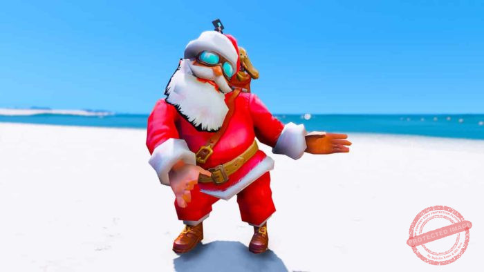 GTA 5 Mods Cartoon Santa Clause V4 - GTA 5 Mods Website
