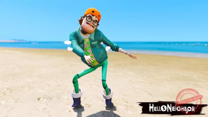 GTA 5 Mods Hello Neighbor Quentin - GTA 5 Mods Website