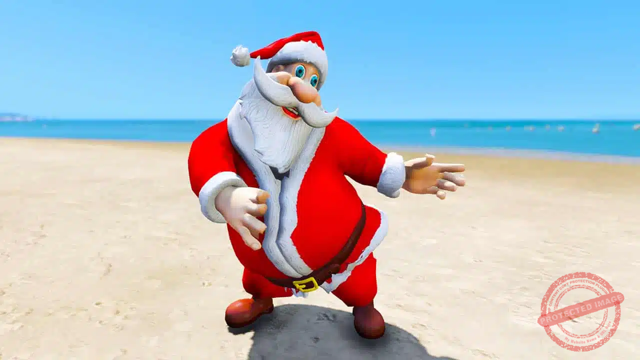 GTA 5 Mods Cartoon Santa Clause V6 - GTA 5 Mods Website