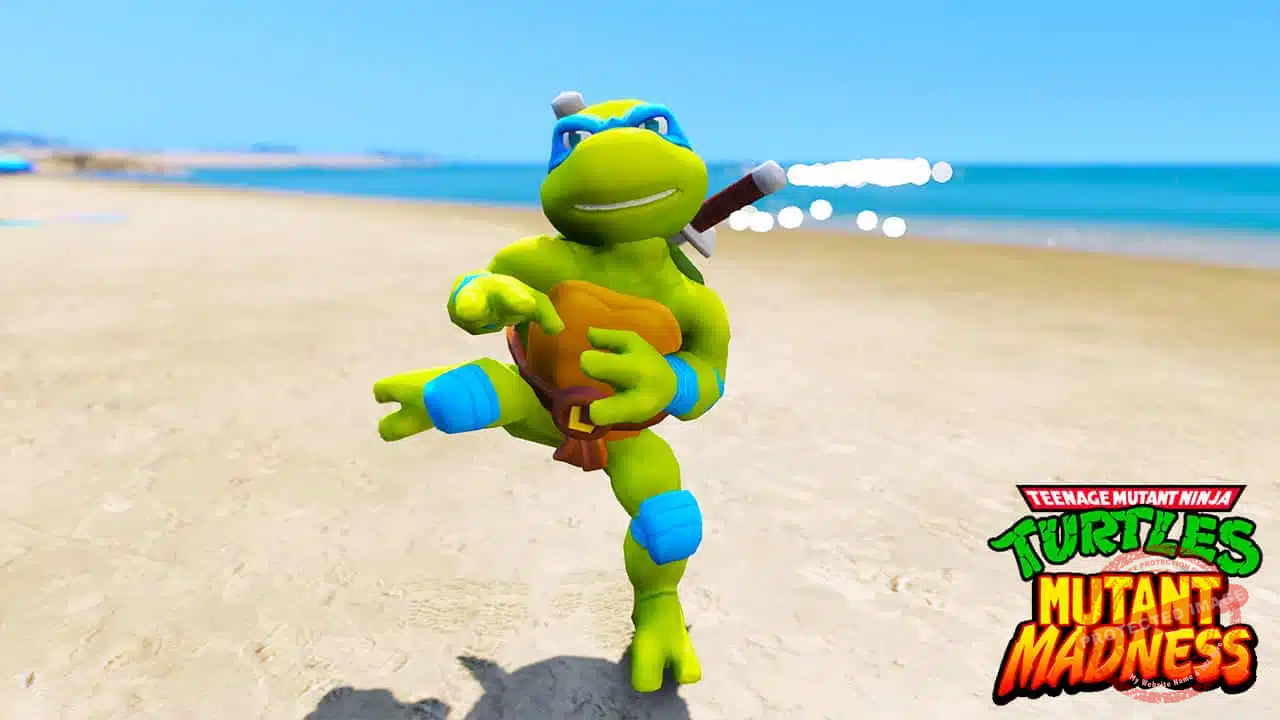 GTA 5 Mods Leonardo in TMNT - GTA 5 Mods Website