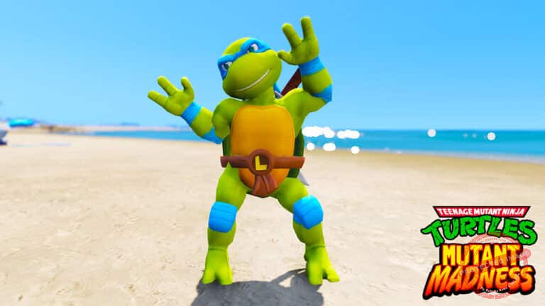 GTA 5 Mods Leonardo in TMNT - GTA 5 Mods Website