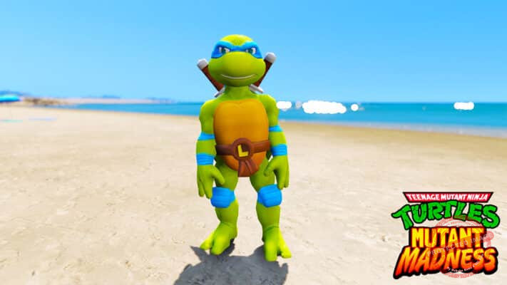 GTA 5 Mods Leonardo in TMNT - GTA 5 Mods Website