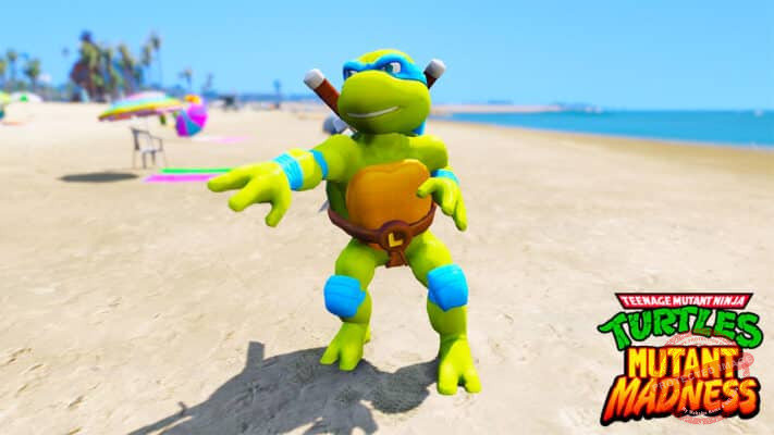 GTA 5 Mods Leonardo in TMNT - GTA 5 Mods Website