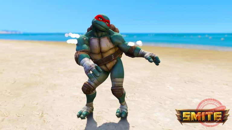 GTA 5 Mods TMNT Raphael in SMITE - GTA 5 Mods Website
