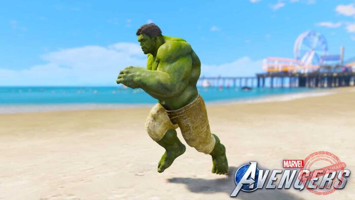 GTA 5 Mods HULK Marvel's Avengers 2020 - GTA 5 Mods Website