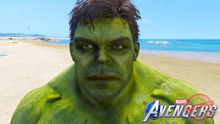 GTA 5 Mods HULK Marvel's Avengers 2020 - GTA 5 Mods Website