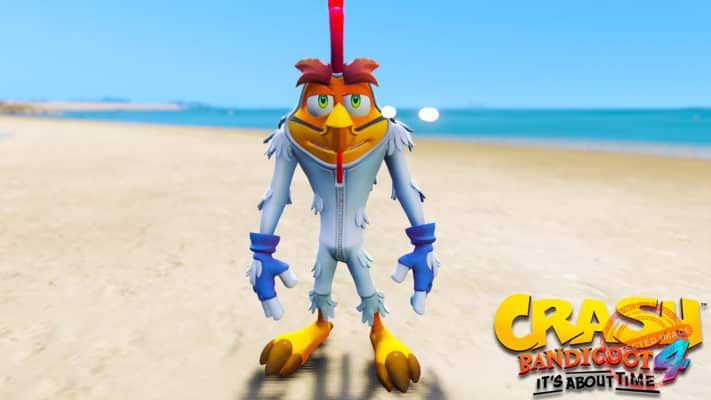 GTA 5 Mods Crash Chicken in Crash Bandicoot 4 - GTA 5 Mods Website