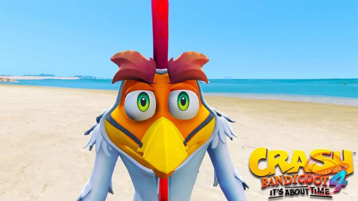 GTA 5 Mods Crash Chicken in Crash Bandicoot 4 - GTA 5 Mods Website