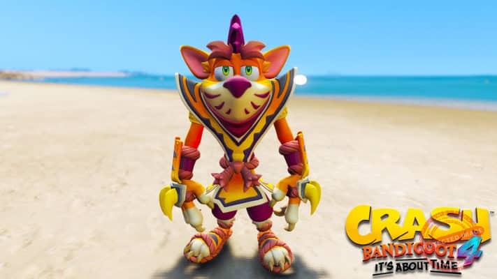 GTA 5 Mods Crash Pura in Crash Bandicoot 4 - GTA 5 Mods Website