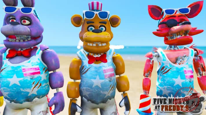 GTA 5 Mods FNAF Firework FULL PACK - GTA 5 Mods Website