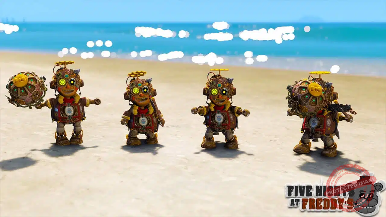 GTA 5 Mods FNAF Jetpack Balloon Boy - GTA 5 Mods Website