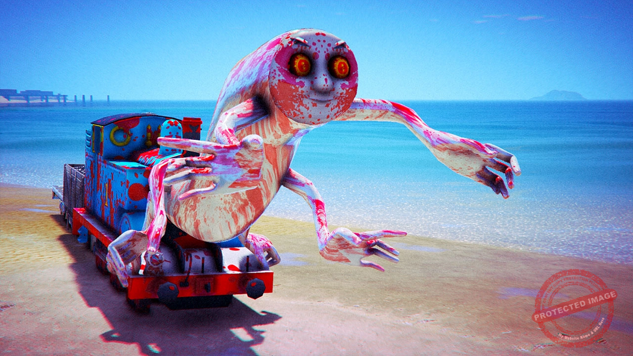 GTA 5 Mods Thomas Creepy The Tank Engine - GTA 5 Mods Website