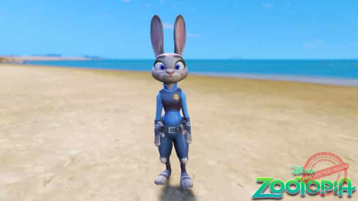 GTA 5 Mods Judy Hopps in Zootopia - GTA 5 Mods Website