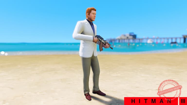 GTA 5 Mods Gary Busey in HITMAN III - GTA 5 Mods Website