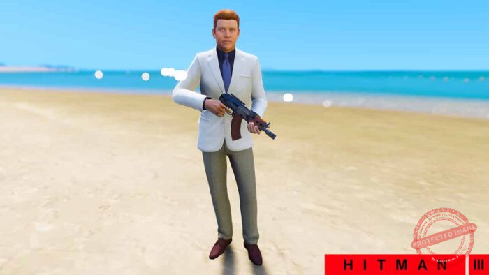 GTA 5 Mods Gary Busey in HITMAN III - GTA 5 Mods Website