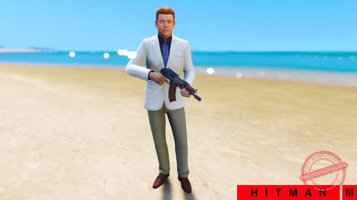 GTA 5 Mods Gary Busey in HITMAN III - GTA 5 Mods Website