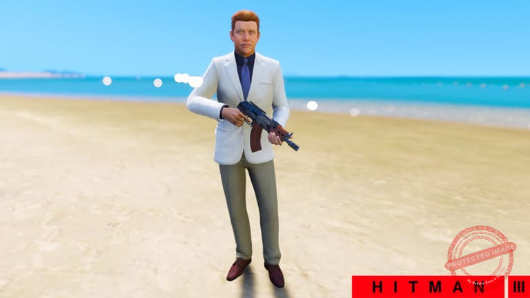 GTA 5 Mods Gary Busey in HITMAN III - GTA 5 Mods Website
