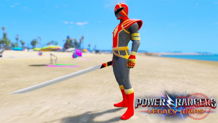 GTA 5 Mods Red Omega Ranger Power Rangers Legacy Wars - GTA 5 Mods Website