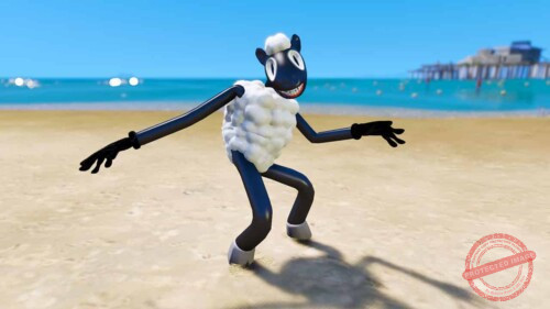 GTA 5 Mods Cartoon Sheep - GTA 5 Mods Website
