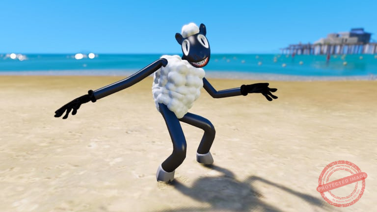 GTA 5 Mods Cartoon Sheep - GTA 5 Mods Website