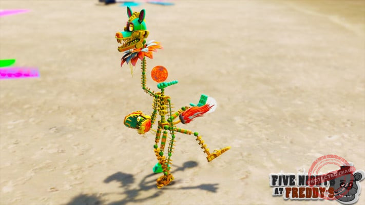 GTA 5 Mods FNAF Serpent Mangle - GTA 5 Mods Website