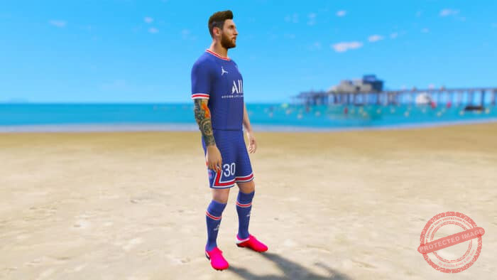 GTA 5 Mods Messi PSG 30 - GTA 5 Mods Website