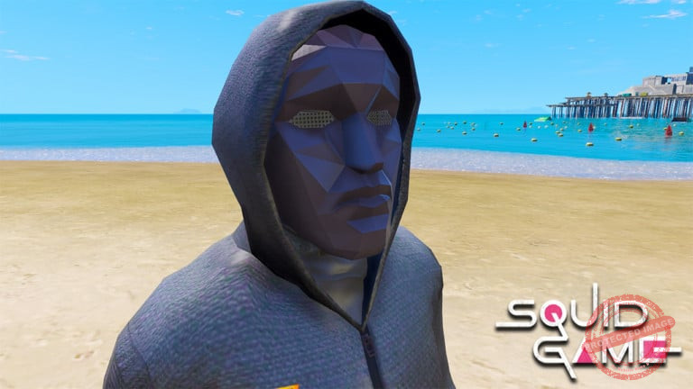 GTA 5 Mods Squid Game Guard Mask - GTA 5 Mods Website