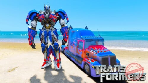GTA 5 Mods Optimus Prime Transformer - GTA 5 Mods Website