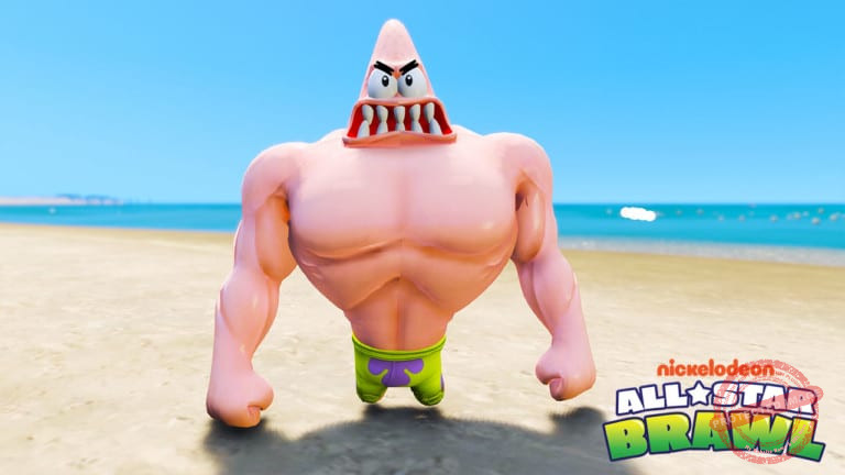 GTA 5 Mods Patrick Star Nickelodeon All Star Brawl - GTA 5 Mods Website