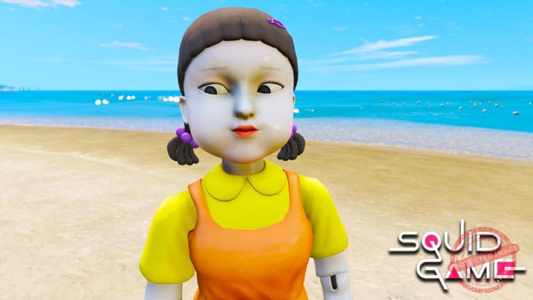 GTA 5 Mods Squid Game DOLL Updated - GTA 5 Mods Website