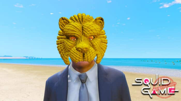 GTA 5 Mods Squid Game Vip LION Mask - GTA 5 Mods Website