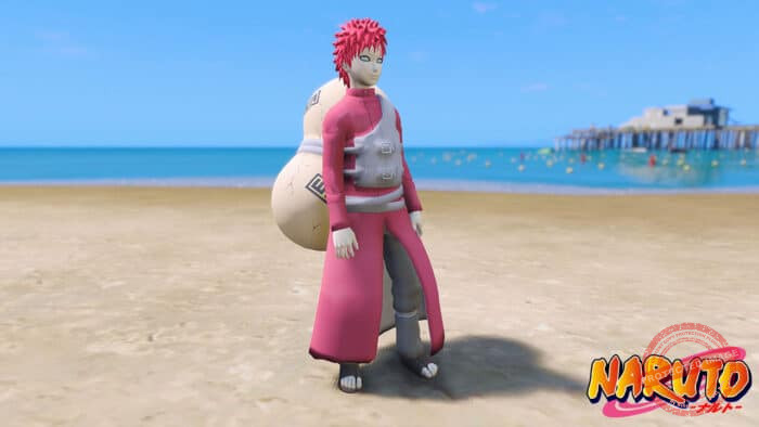 GTA 5 Mods Gaara Naruto - GTA 5 Mods Website