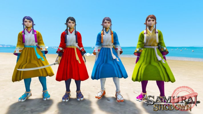GTA 5 Mods Hibiki Takane Samurai Shodown - GTA 5 Mods Website
