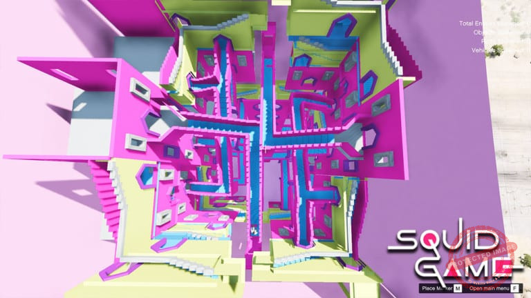 GTA 5 Mods Squid Game Stair Map [Add-on] - GTA 5 Mods Website