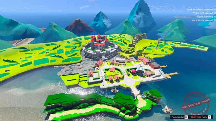 GTA 5 Mods Toad Town Map [Add-on] - GTA 5 Mods Website