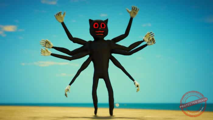 GTA 5 Mods 6 Hands Cartoon Cat - GTA 5 Mods Website