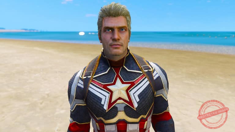 GTA 5 Mods Captain America (Avengers Endgame Alt 1) - GTA 5 Mods Website