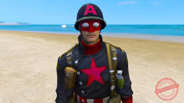 GTA 5 Mods Captain America (World War II Alt 2) - GTA 5 Mods Website