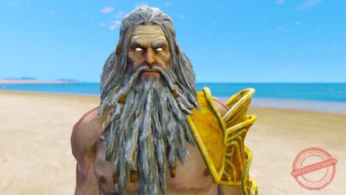 GTA 5 Mods God of War 3 Zeus - GTA 5 Mods Website