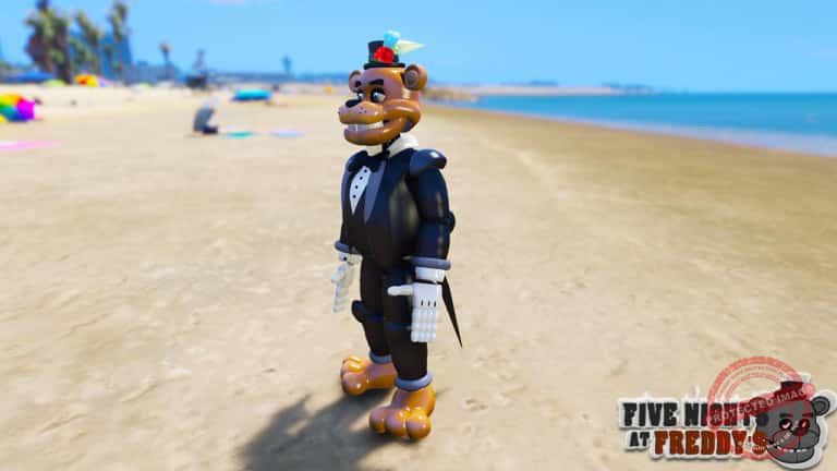GTA 5 Mods FNAF Big Band Freddy - GTA 5 Mods Website