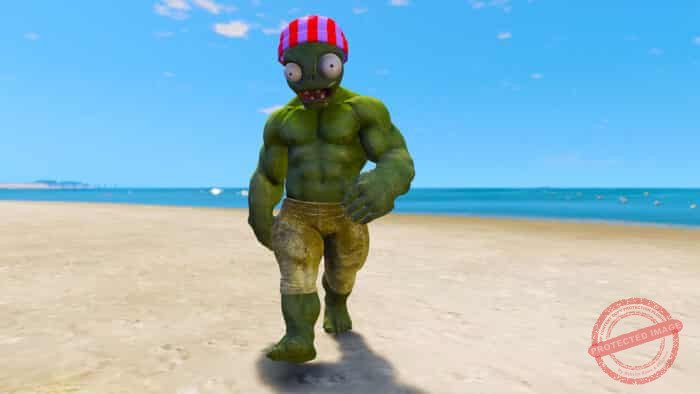 GTA 5 Mods Custom Zombie Pirate Hulk - GTA 5 Mods Website