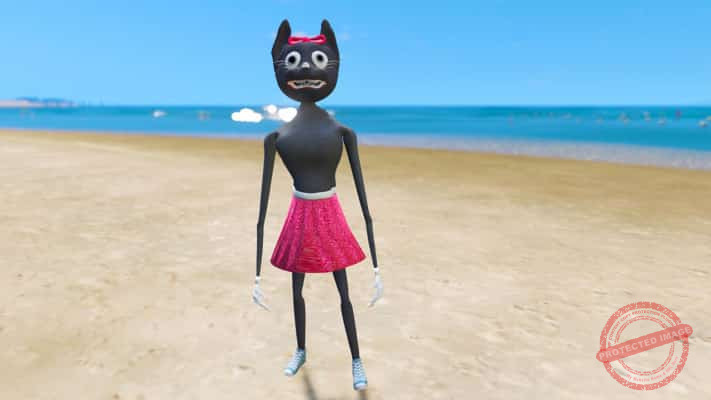 GTA 5 Mods Cartoon Cat Female - GTA 5 Mods Website