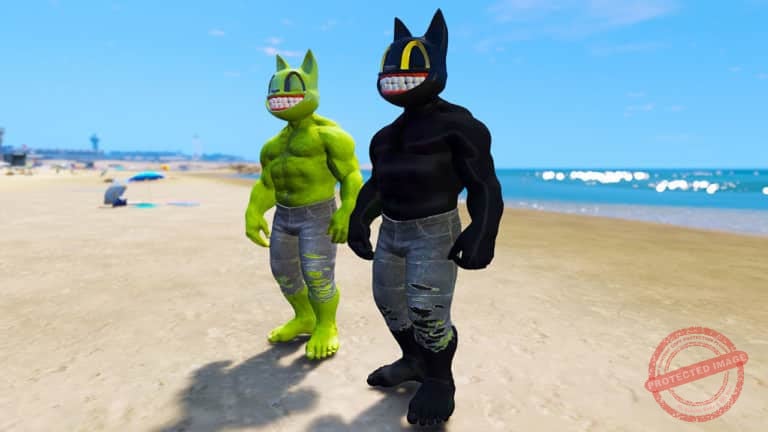 GTA 5 Mods Hulk Cartoon Cat Head - GTA 5 Mods Website