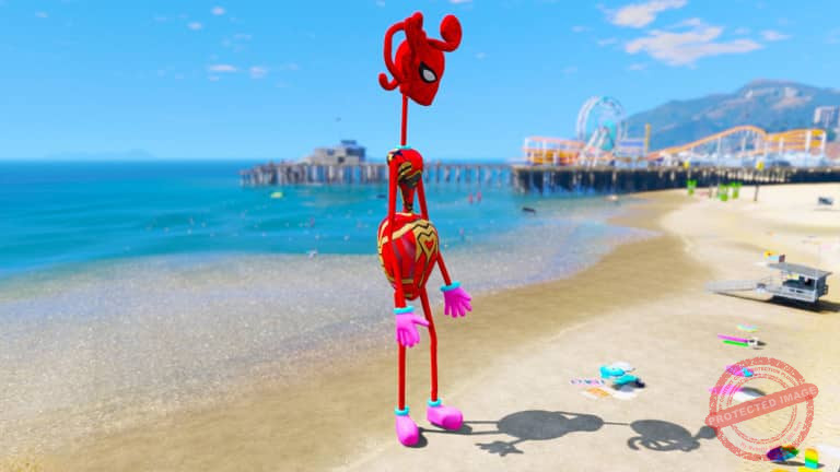 GTA 5 Mods Spidey Long Legs - GTA 5 Mods Website