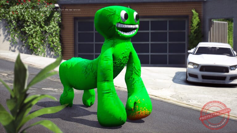 GTA 5 Mods Jumbo Josh in Garten of BanBan - GTA 5 Mods Website