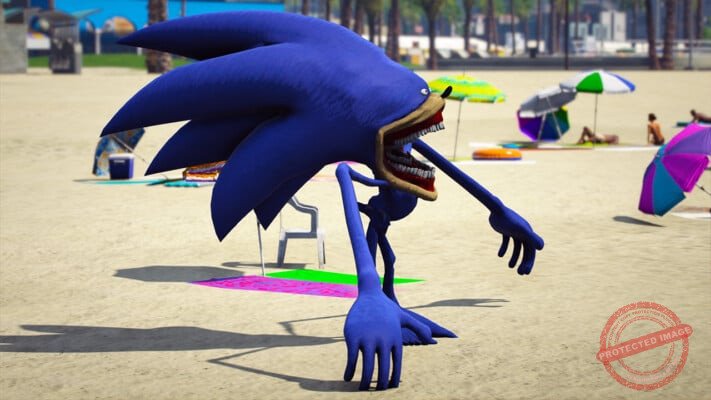 GTA 5 Mods Shin Sonic Tapes - GTA 5 Mods Website