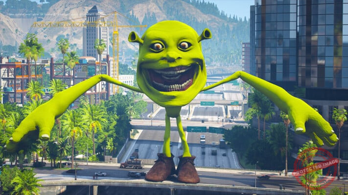 GTA 5 Mods Shrek Tapes Giant - GTA 5 Mods Website